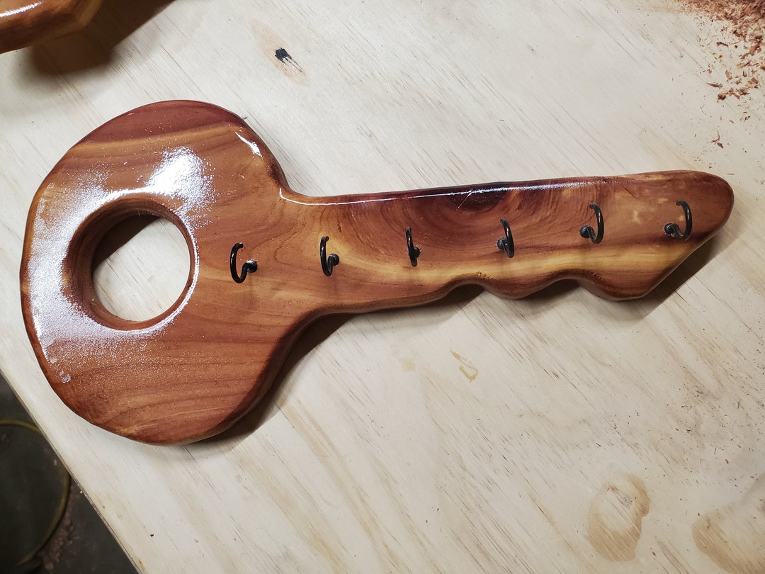 Red Cedar Keychain Racks - Etsy