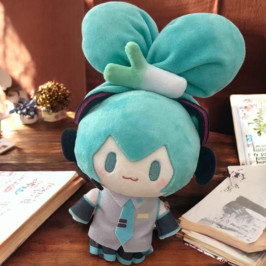 Hatsune Miku Plush Doll – Anime Singer Cosplay Doll – Kawaii Q Version ...