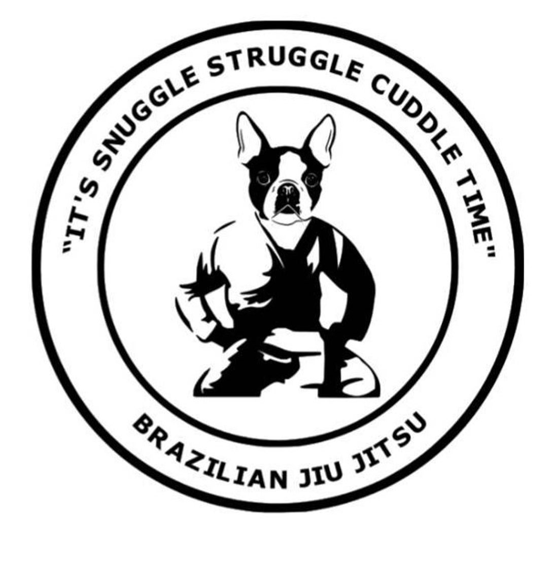 Boston Terrier or Pit Bull Dog Brazilian Jiu Jitsu BJJ Snuggle Struggle ...