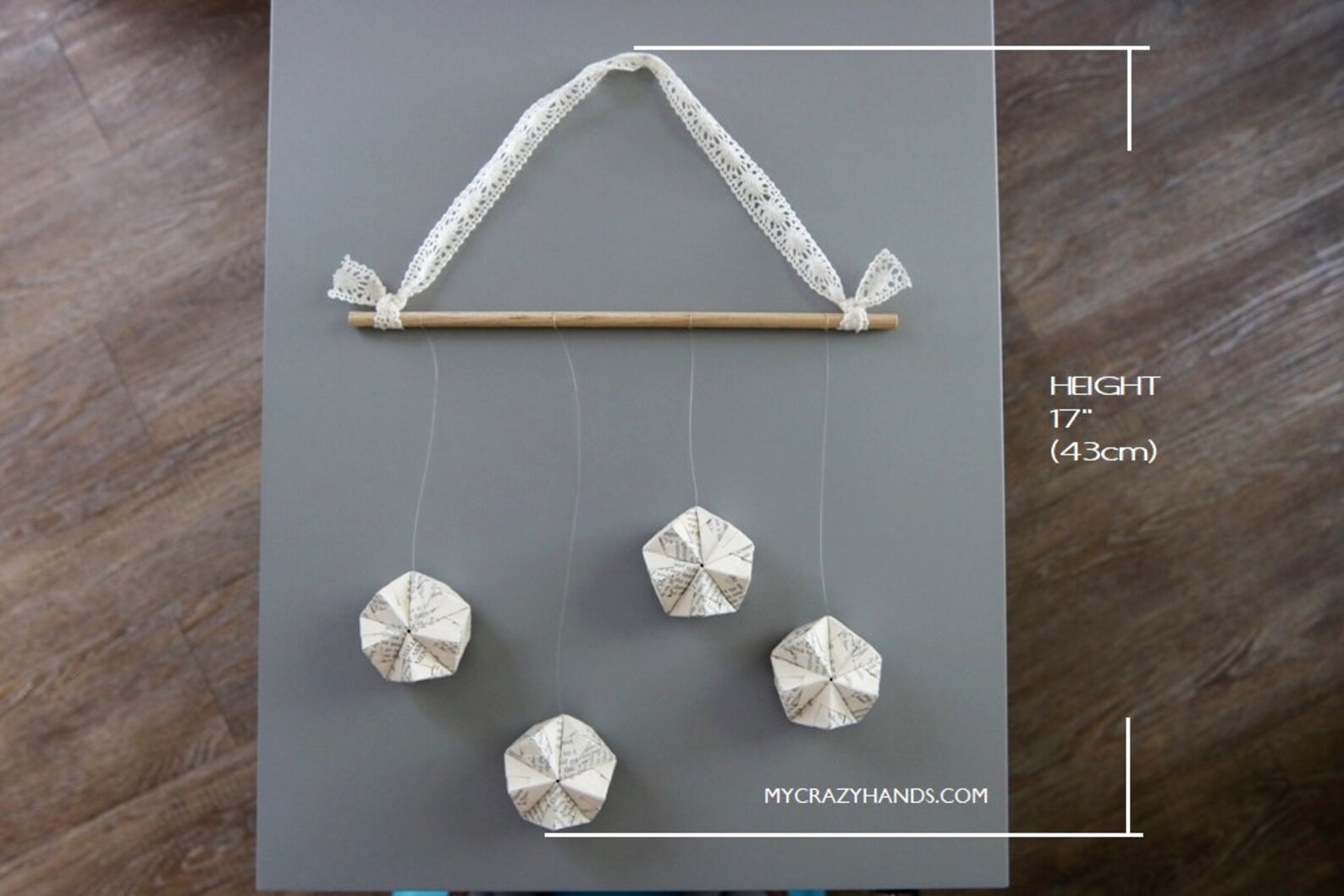 Origami Geometric Wall Hanging Origami Kusudama Wall Decor - Etsy