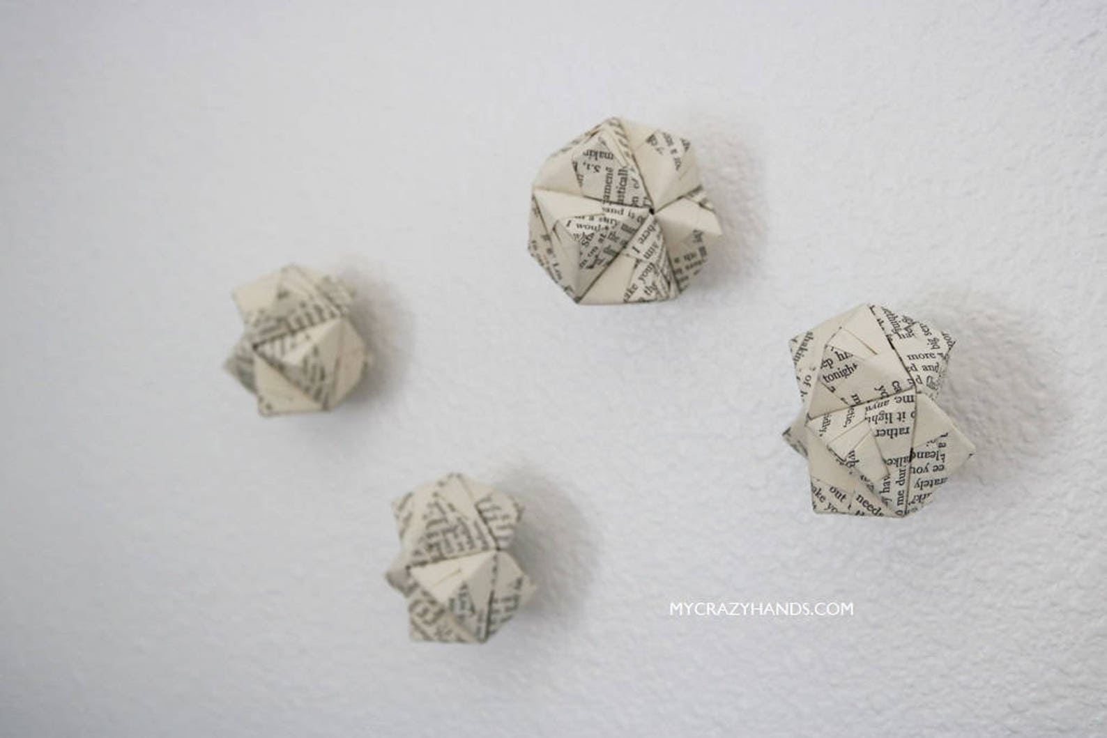 Origami Geometric Wall Hanging Origami Diamond Wall Decor | Etsy