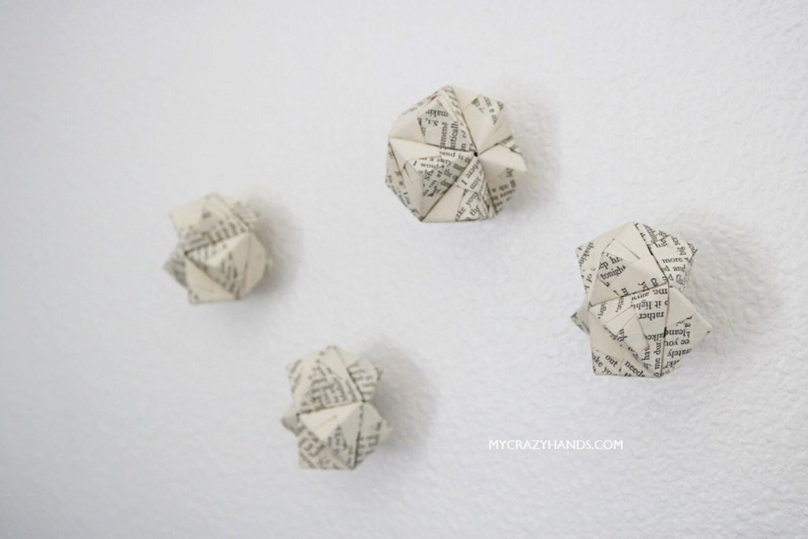 Origami Geometric Wall Hanging Origami Kusudama Wall Decor - Etsy