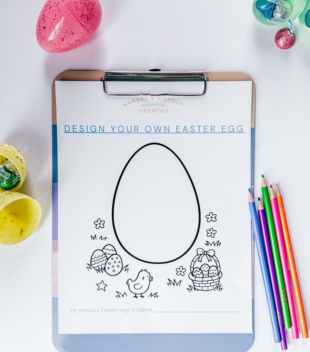Design Your Own Easter Egg | Kids Printable Activity Instant Download ...