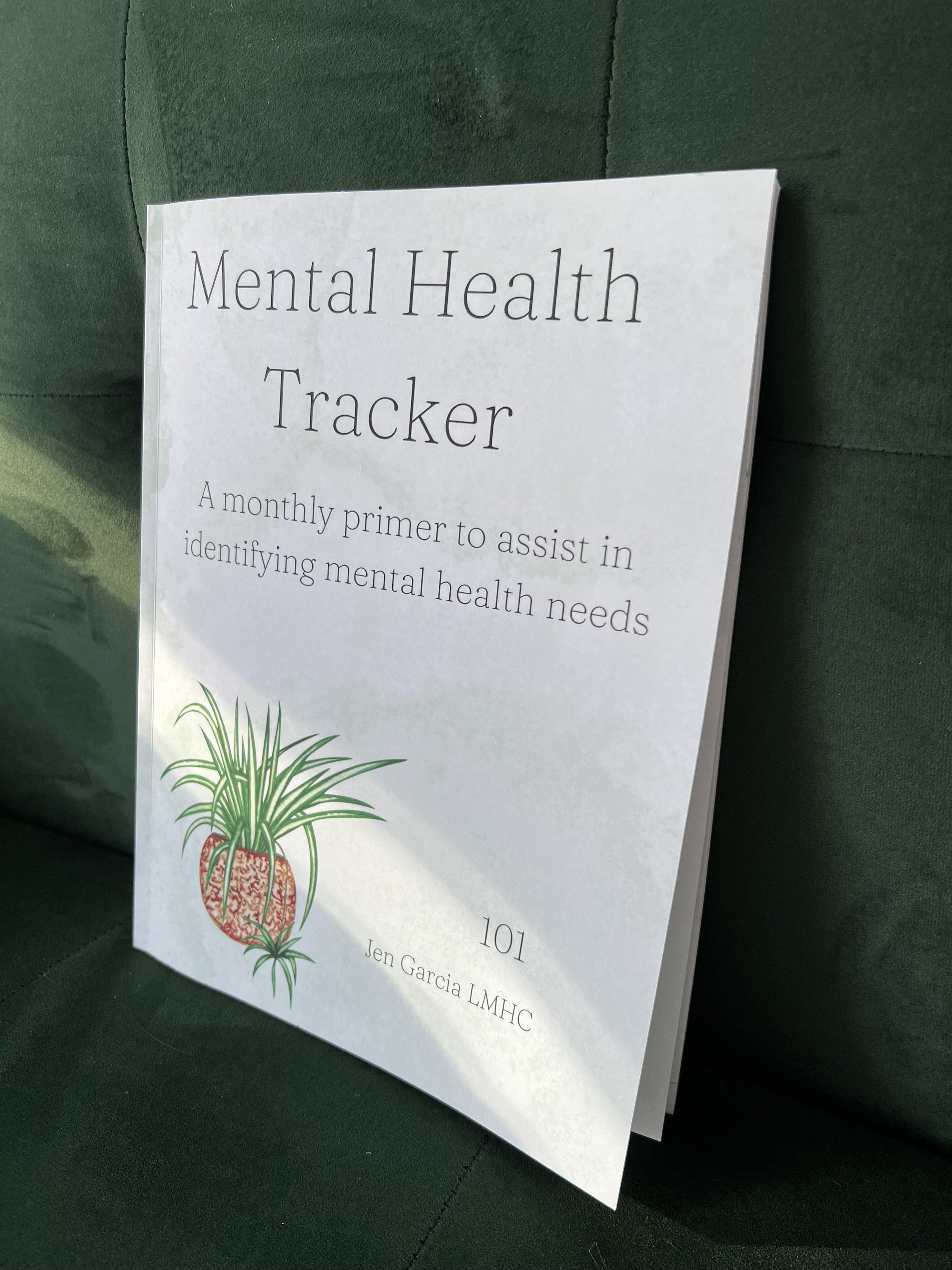 Mental Health Tracking 101 therapy workbook: mood tracking, symptom log ...