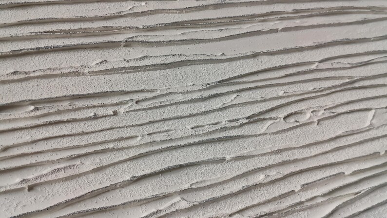 3D Textured Plaster Line Art | Minimal Neutral Wall Decor | Modern ...