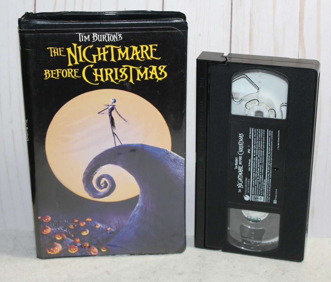The Nightmare Before Christmas Vhs - Etsy