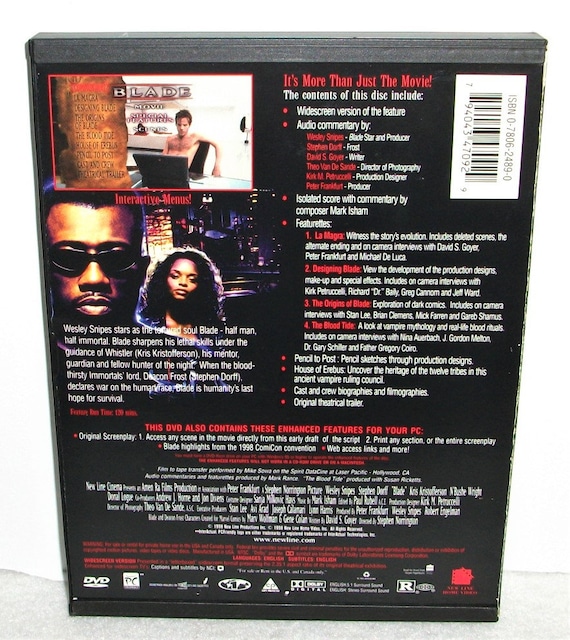 Blade 1998 Dvd