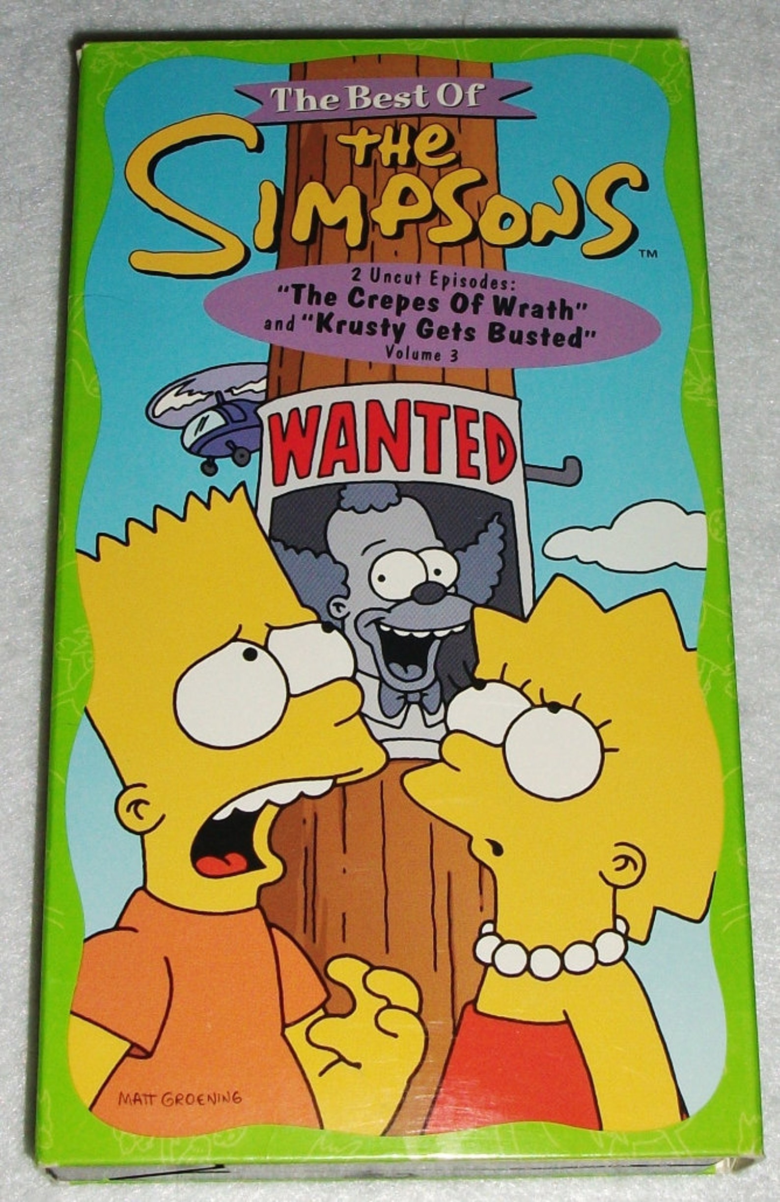 The Best Of The Simpsons Volume 3 vhs | Etsy