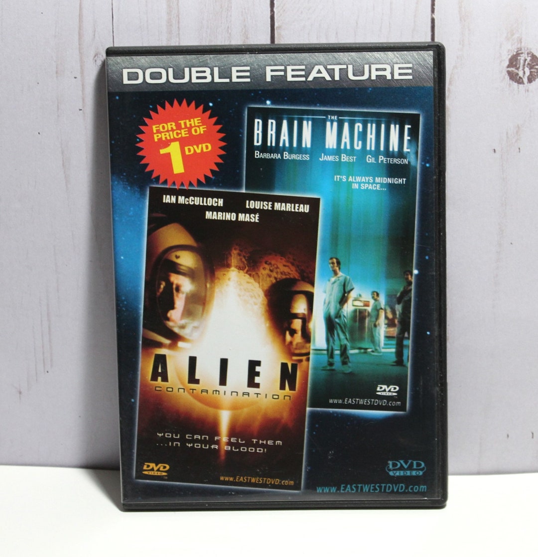 Double Feature Alien Contamination Brain Machine DVD - Etsy