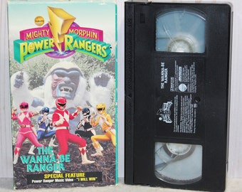 VHS Lamp Mighty Morphin Power Rangers Green Ranger Mini Series Part 1 ...