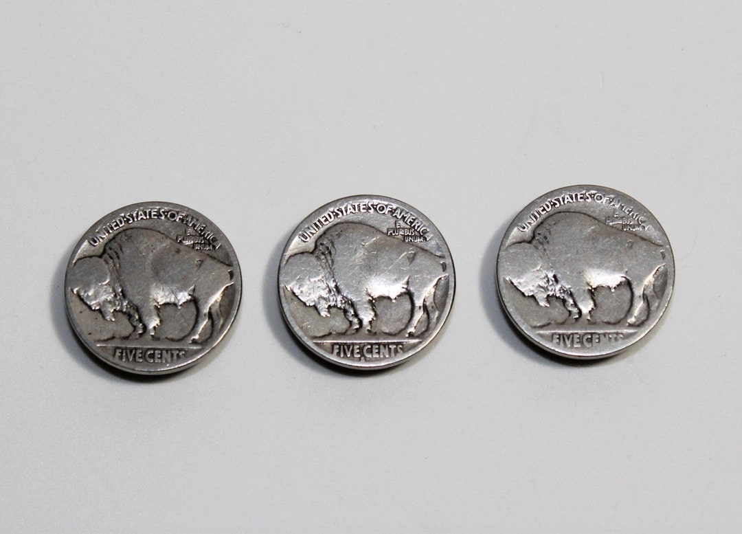 Indian Head Buffalo Nickel Button Covers - Etsy