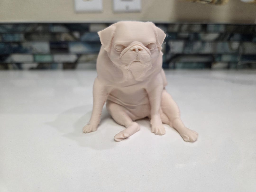 Pug Life 3D Model – Lola the Pug Figurine (STL/3MF) - Etsy UK