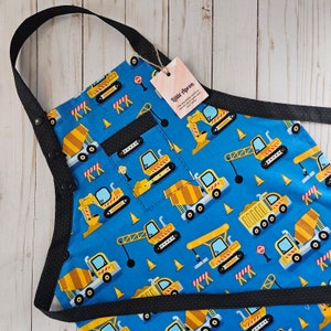Child Tractor Apron, Cooking, Garden, Art, Crafts, Kid, Handmade, USA ...