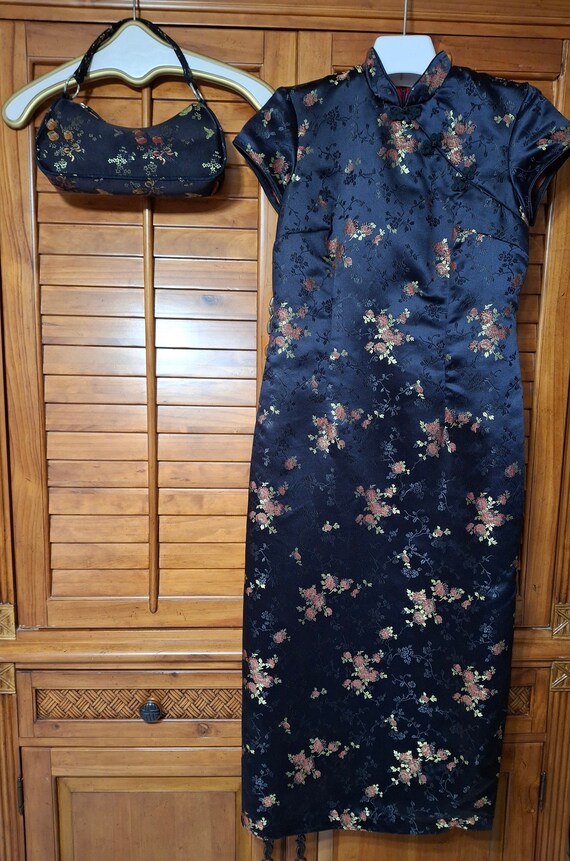 Vintage Robbie Bee dress blue with black buttons, thr… - Gem