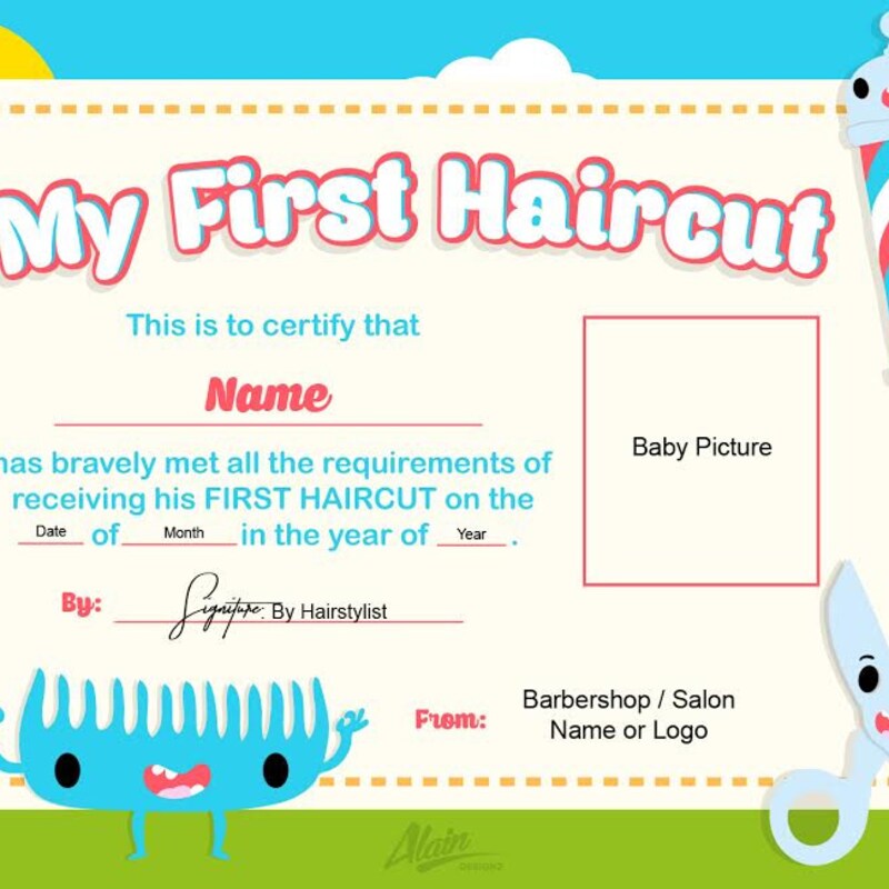 First Haircut Keepsake - Etsy