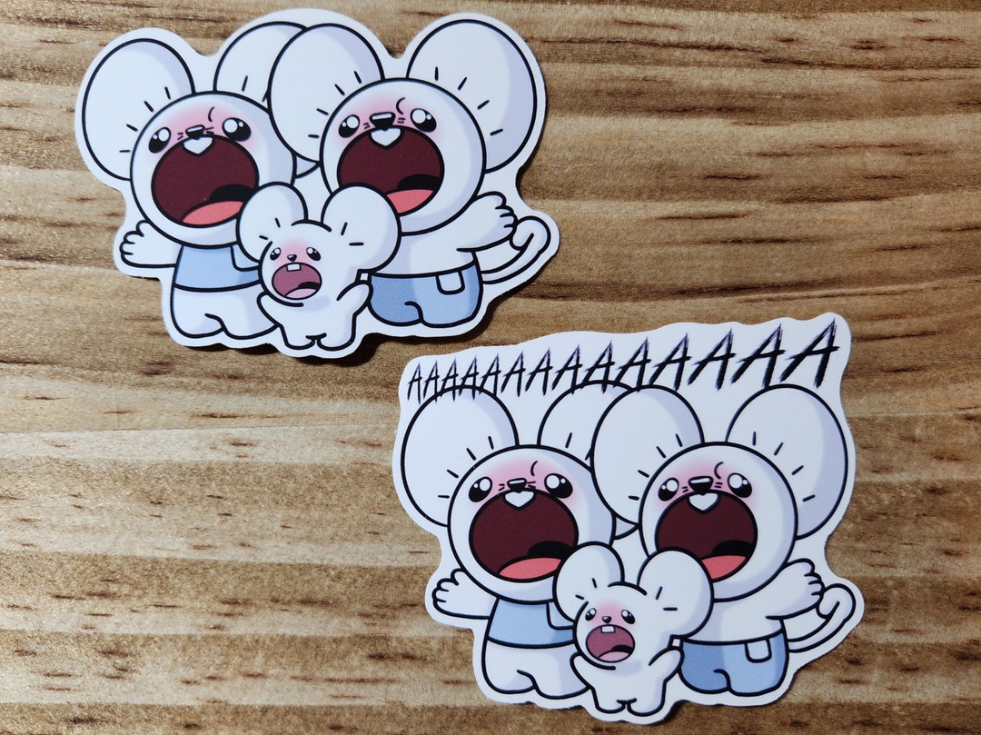 Screamin Maushold Family 3 Vinyl Sticker Pkmn Violet and Scarlet - Etsy