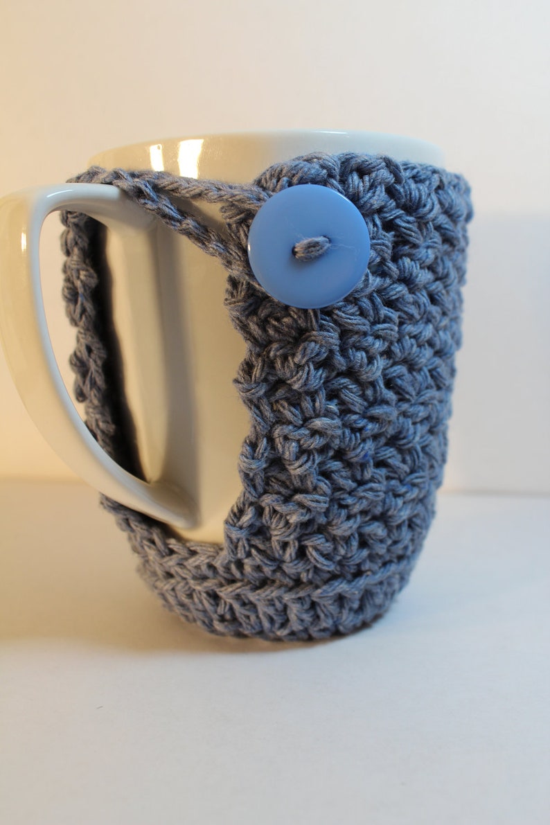 Handmade Crochet Coffee Tea Cup or Mug Coaster and Cozy All in - Etsy