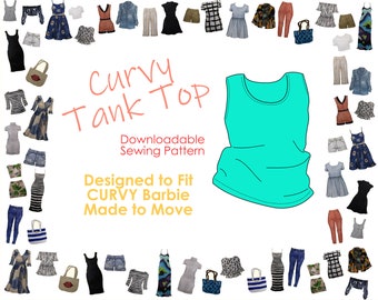 Barbie Tank Top Pattern - Etsy