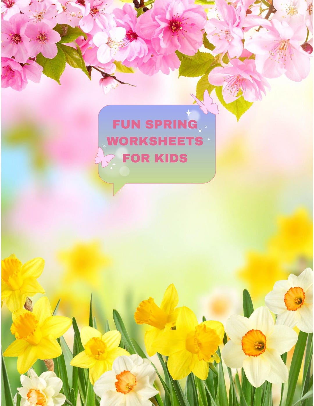 Spring Break Fun Worksheet - Etsy