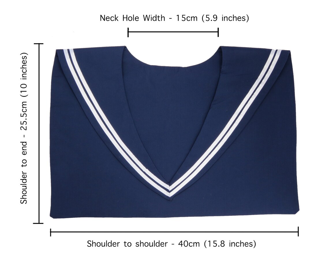 Black/navy Sailor Collar Fuku / Seifuku 制服 Japanese School - Etsy