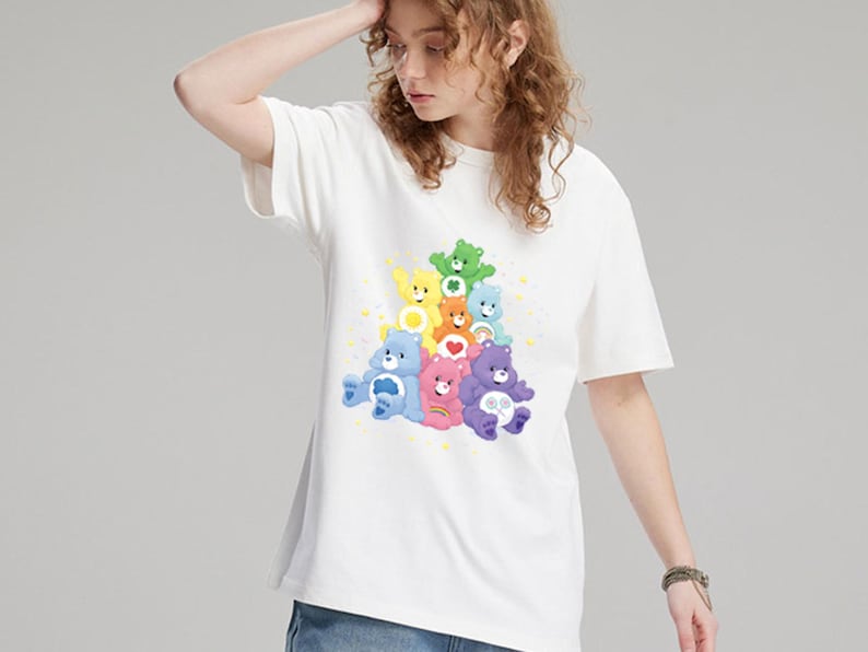 Rainbow Bear Clipart Bundle – Cute Cartoon Bear PNG, Transparent Files ...