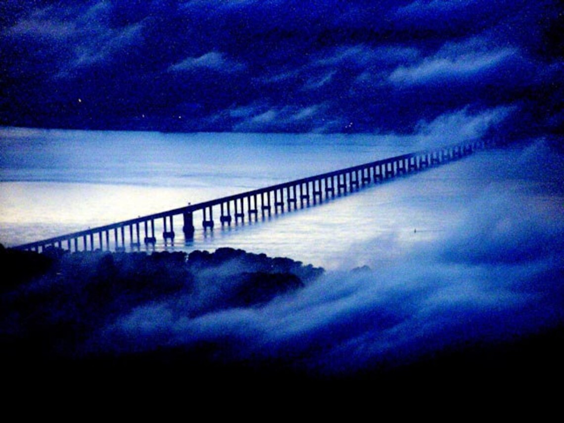 Blue Bridge Aerial Landscape of Scotland - Fine Art Photography - 8x12 ...