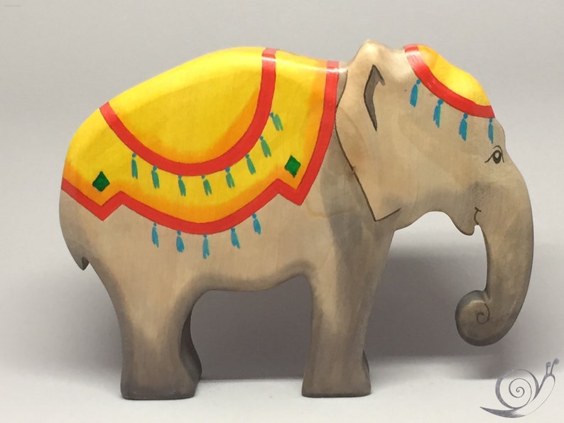 Toy Christmas Elephant Circus Elephant Nativity Scene Wood - Etsy