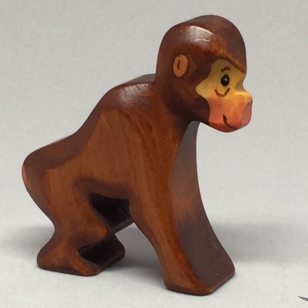 Monkey Toy Wood - Etsy