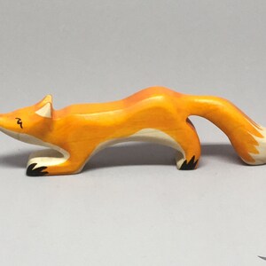 Toy Fox Mother Orange Brown White | Size: 16,0 X 4,5 X 2,0 Cm (bxhxs ...