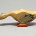 Toy Goose Wooden - Head Down - With Blue Wings Size: 11,0 X 3,5 X 2,2 ...
