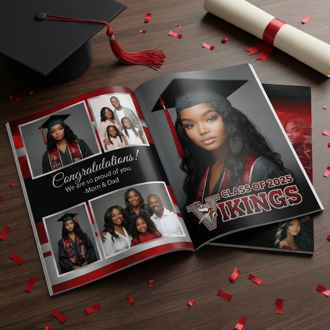Custom Graduation Magazine | Personalized Senior Tribute Magazine ...