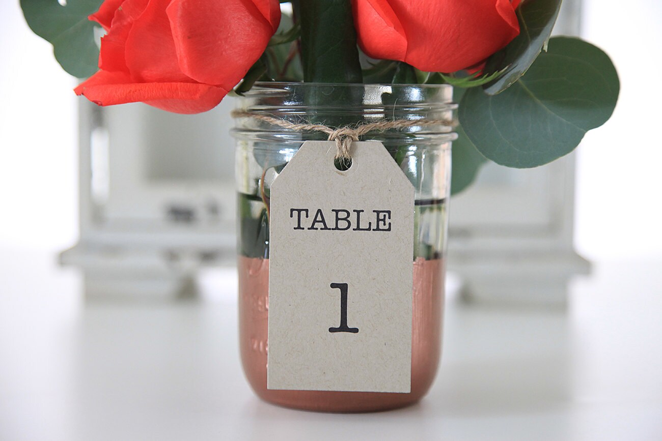 Table Numbers Wedding Shabby Chic - Etsy