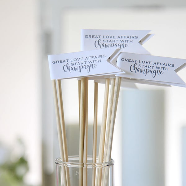 Drink Flags - Etsy