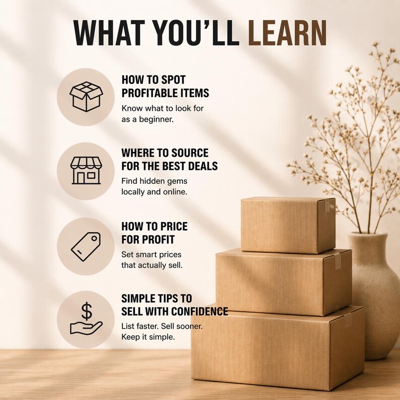 50 Flippable Items for Profit | Beginner Reselling Guide | PDF Digital ...
