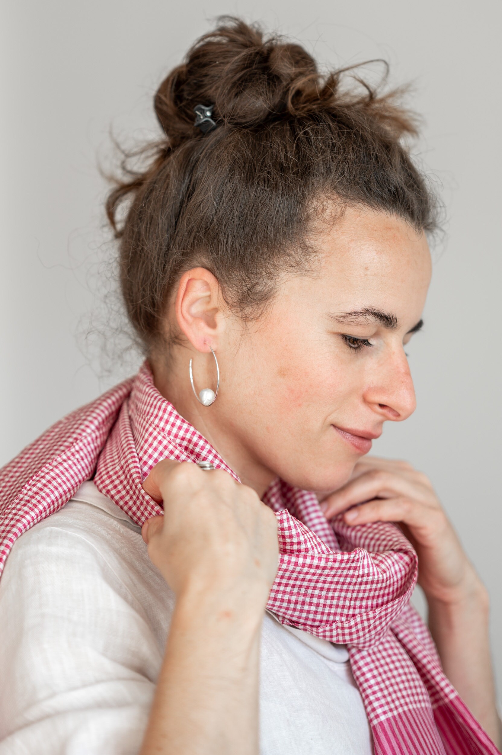 The Traditional Khmer Krama in Red Scarf Made of 100% Silk - Etsy