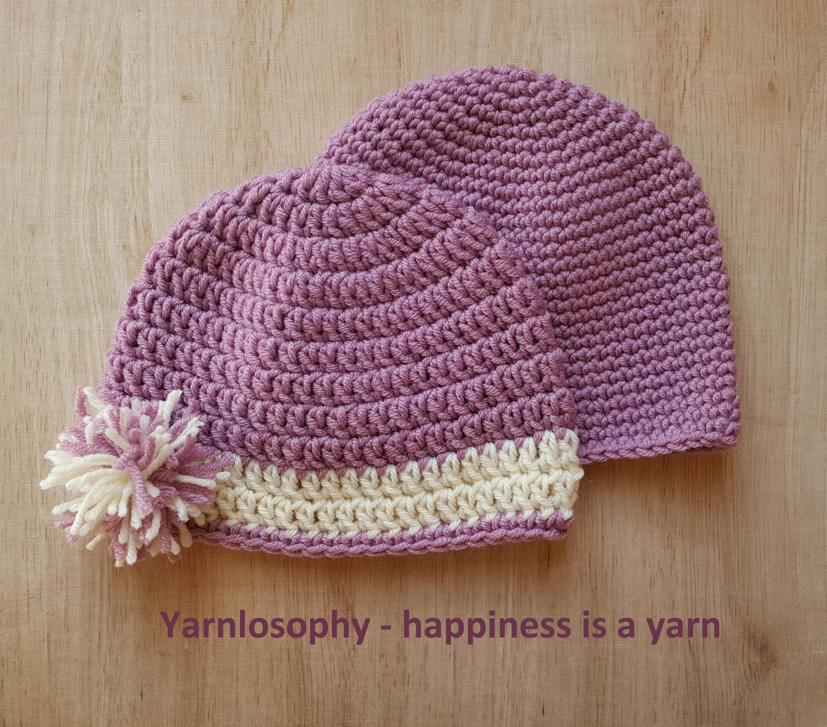Easy Crochet Beanie Pattern: Single Crochet for All Sizes (PDF Pattern ...