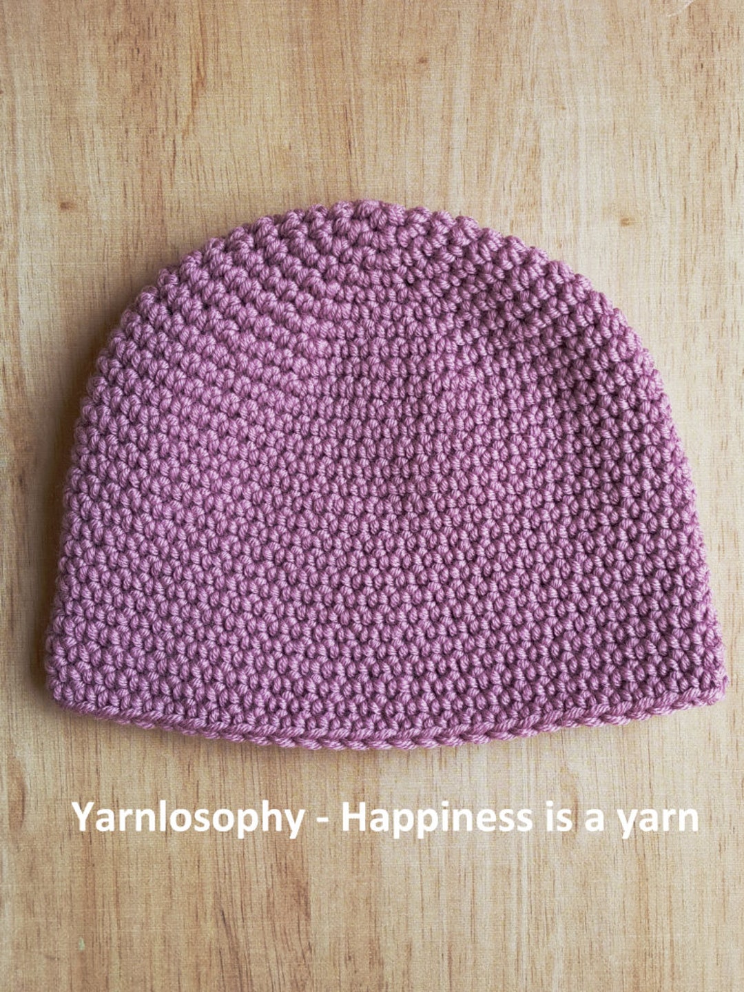 Easy Crochet Beanie Pattern: Single Crochet for All Sizes (PDF Pattern ...