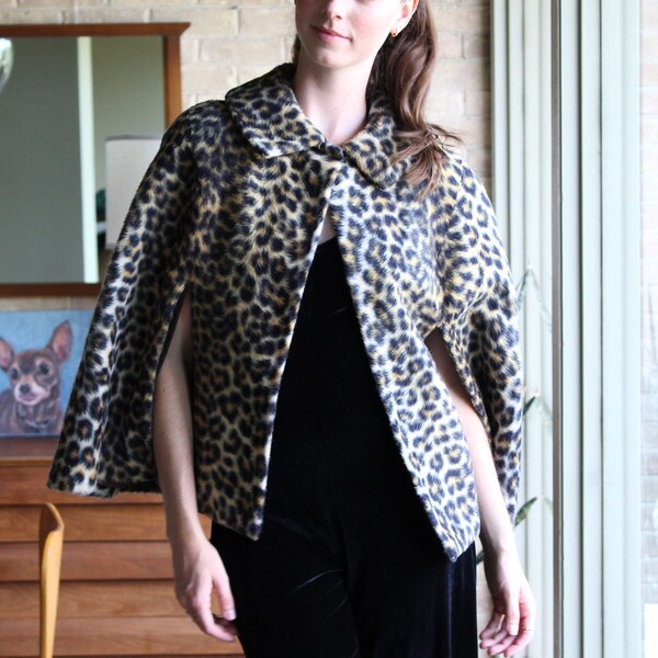 Leopard Print Cape - Etsy