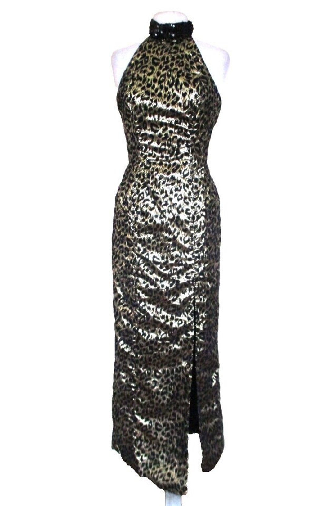 Vintage 80s Mike Benet Formals Evening Gown, Small Women, Backless Prom ...