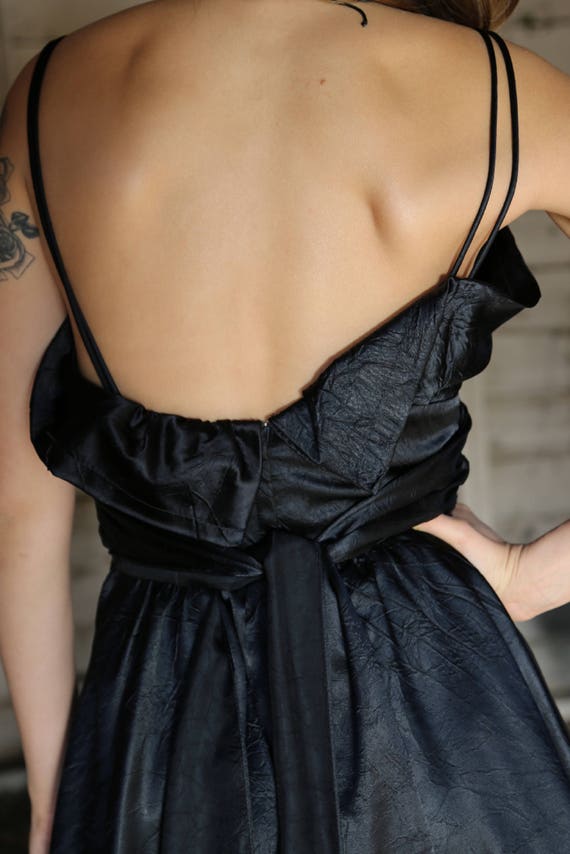 Witchy Dress, Vintage 1980s Miss Ashlee, Peplum Dress… - Gem