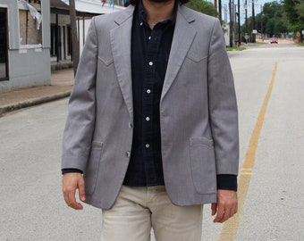 Western Suit Jacket, Vintage Ratner Clothes, Cowboy Blazer Western Suit Jacket, Vintage Ratner Clothes, Cowboy Blazer