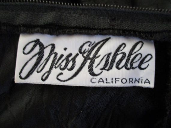 Witchy Dress, Vintage 1980s Miss Ashlee, Peplum Dress… - Gem