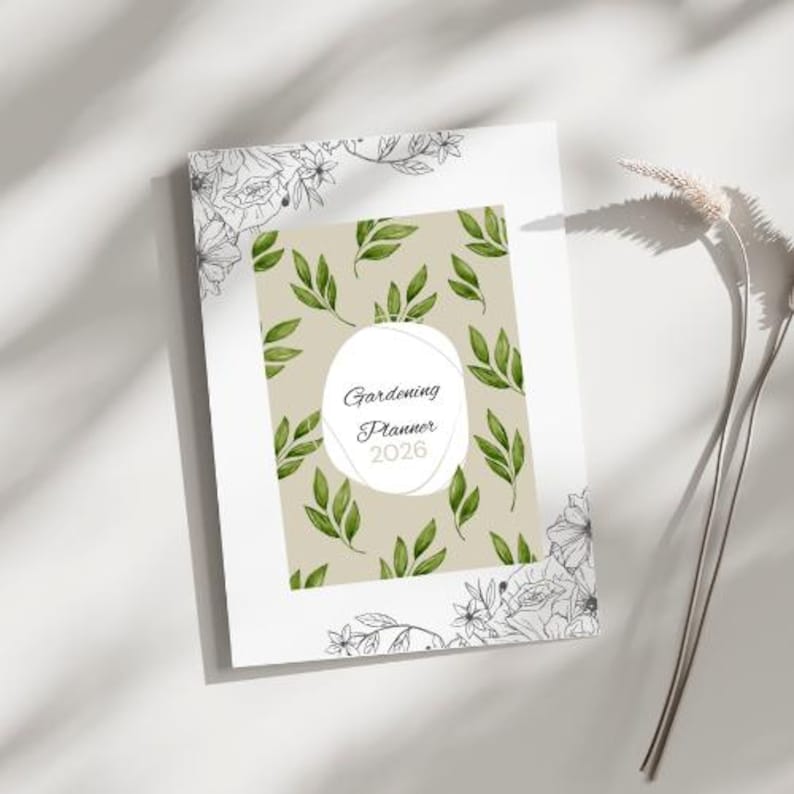 Editable Garden Planner 2026 | Printable Gardening Journal, Organizer ...