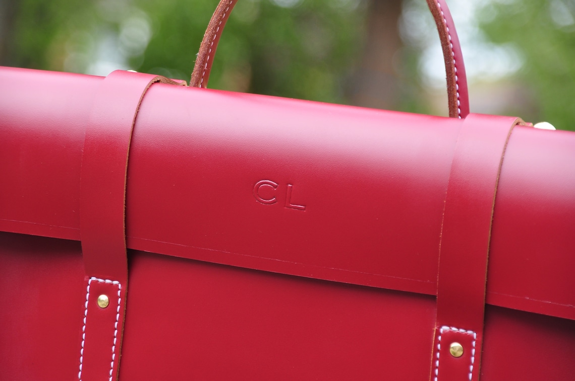 Traditional Handmade Leather Sheet Music Bag or Laptop Case - Etsy