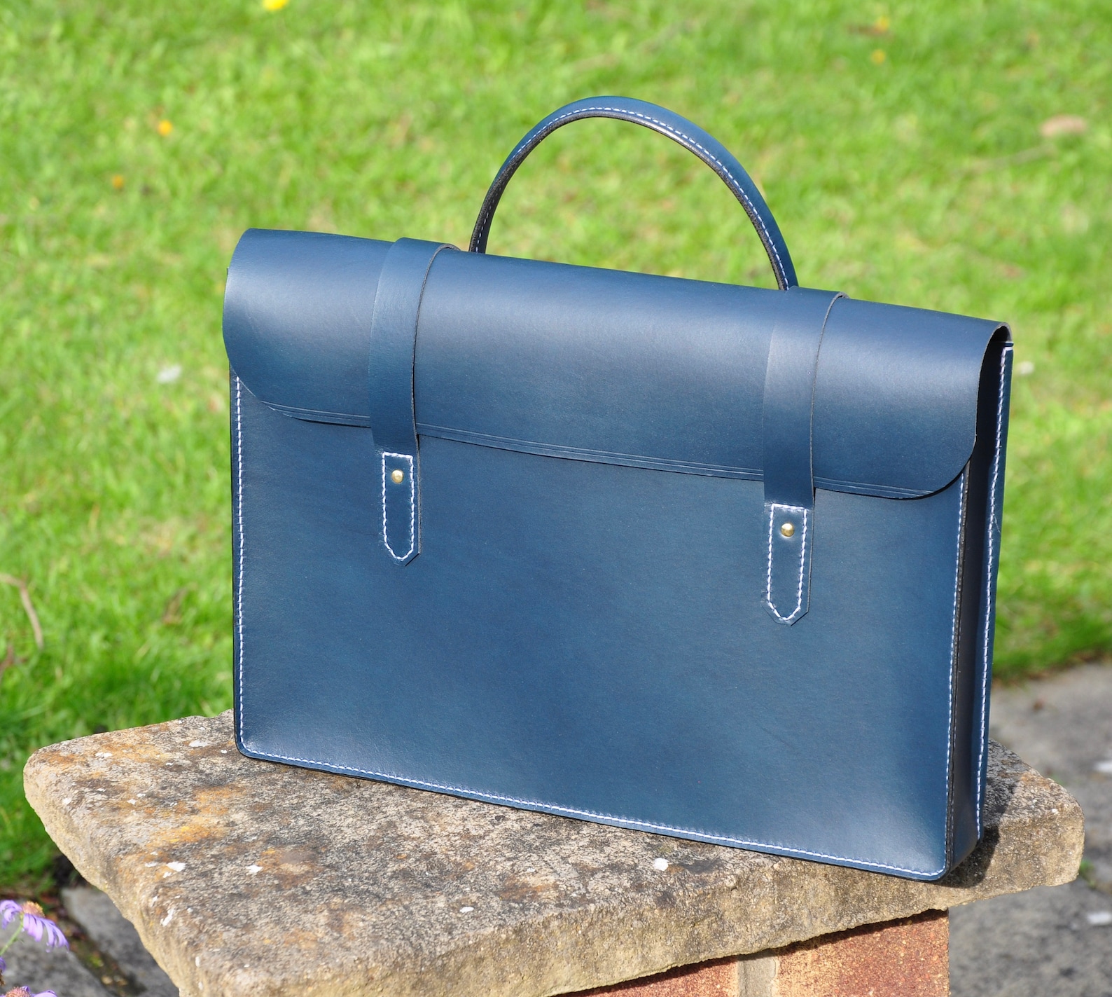 Traditional Handmade Leather Sheet Music Bag or Laptop Case - Etsy