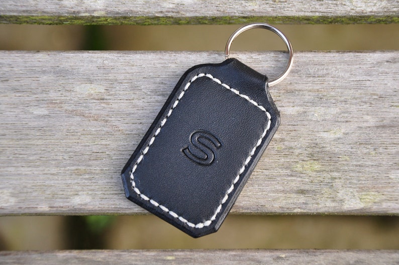 Hand-made Leather Keyring - Etsy