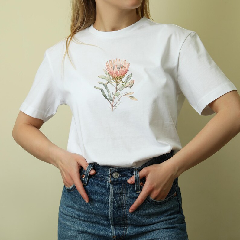 Protea Flower PNG | Watercolor Botanical Clipart | Floral Sublimation ...