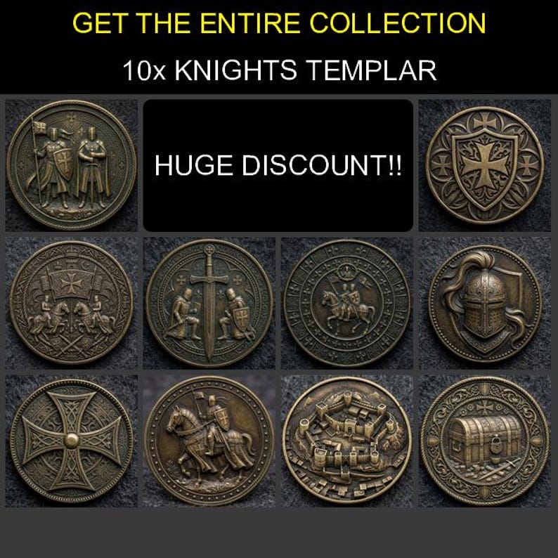 Challenge Coin 3D Depth Map, CNC PNG File, Fiber Laser, Lightburn ...