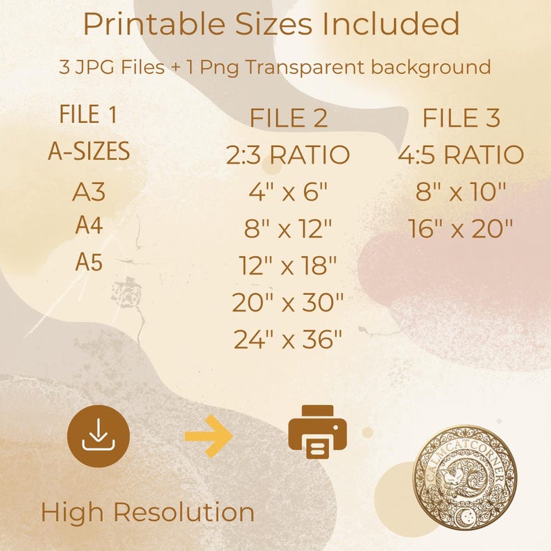 Sagittarius Black Cat Wall Art Dark Academia Wildflower Print Astrology ...