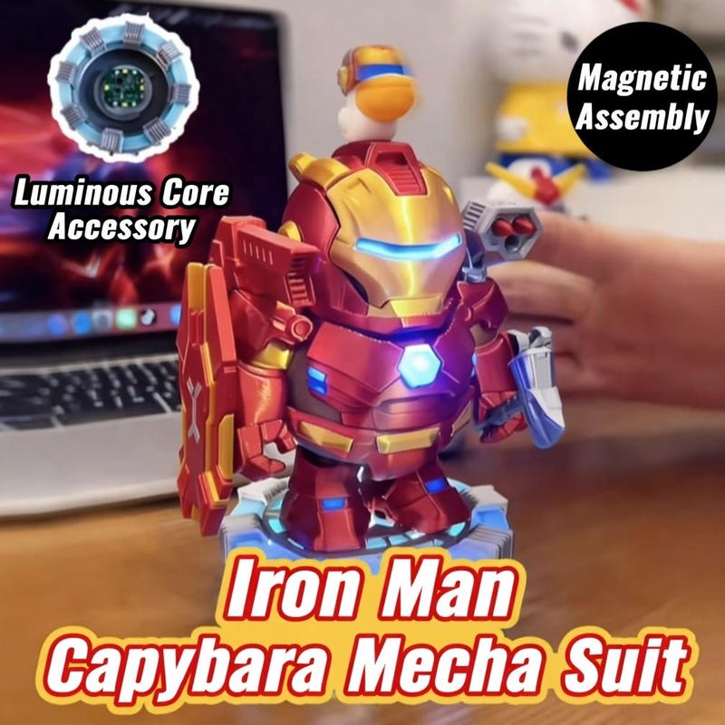 Capybara Iron Man - Etsy